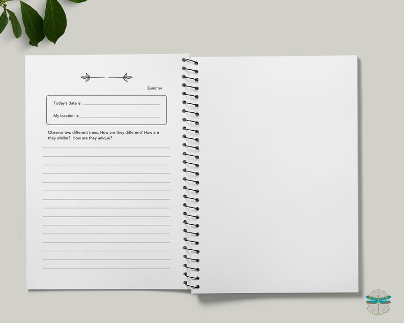 Kids Nature Journal, Custom Kids Spiral Notebook, Charlotte Mason ...