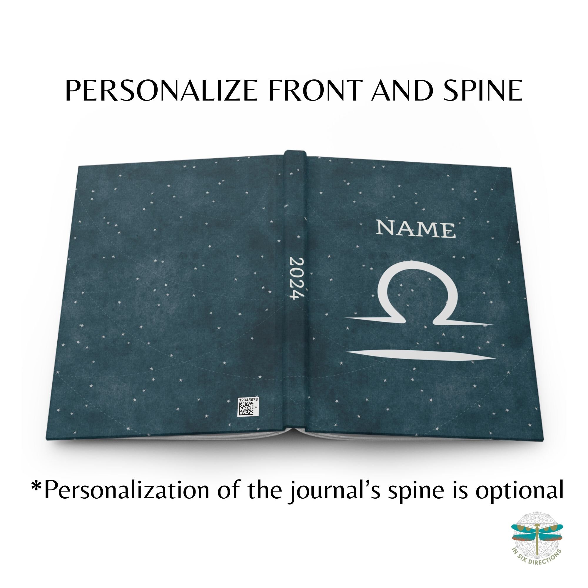 Taurus Journal With Name, Custom Zodiac Gift for Men, Astrology Taurus ...