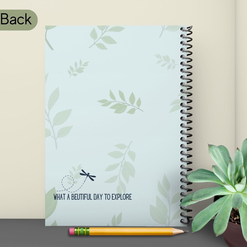 Personalized Kids Nature Journal With 2024 Calendar, 2024 Moon Phases ...