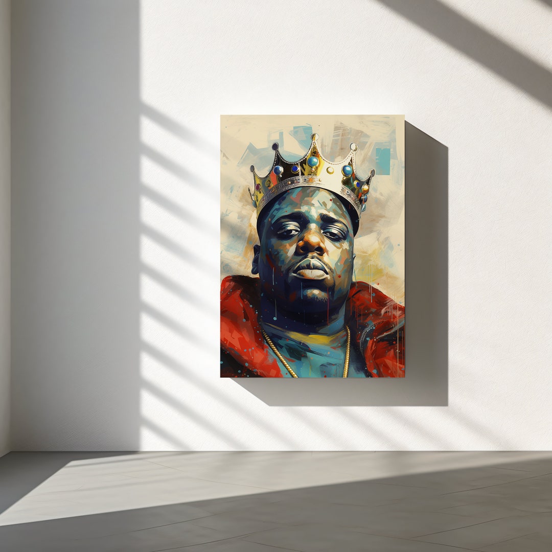Notorious B.I.G. Wall Art Canvas - Etsy