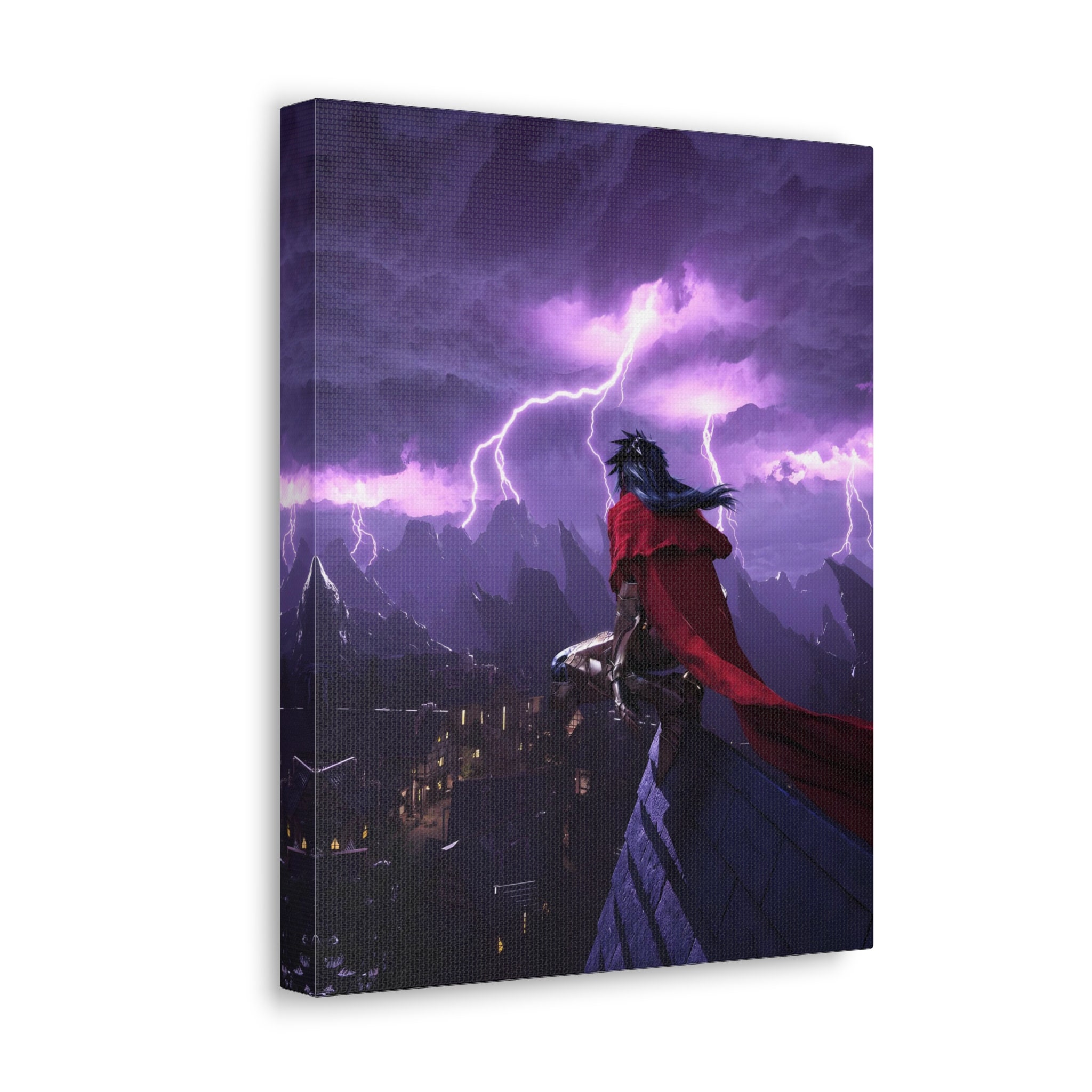 Final Fantasy 7 Rebirth Vincent Canvas, Final Fantasy VII, FF7, FFVII ...