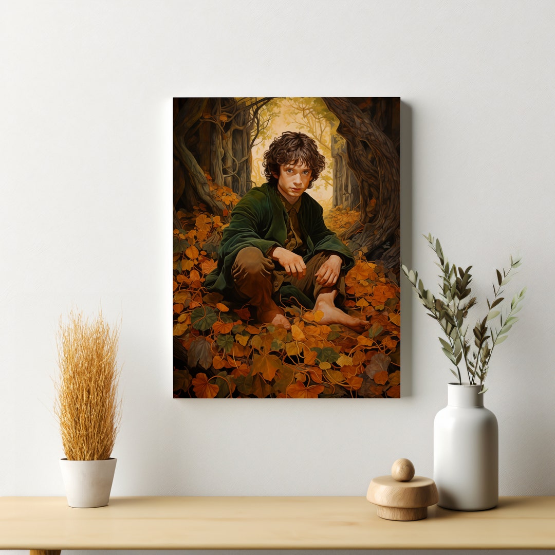 Lord of the Rings Frodo Baggins Van Gogh Style Wall Art Canvas LOTR - Etsy