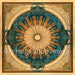 Roaring 20's Art Deco Style Design 16 on a 6x6, 8x8 actual 7.8 or 12x12 ...