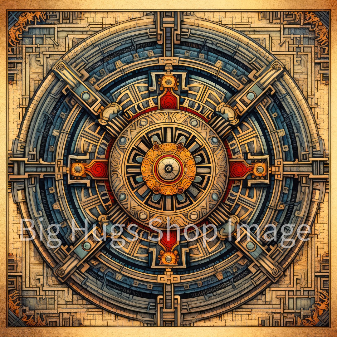Tibetan Mandala Ceramic Tile: Handcrafted Wall Art - Etsy