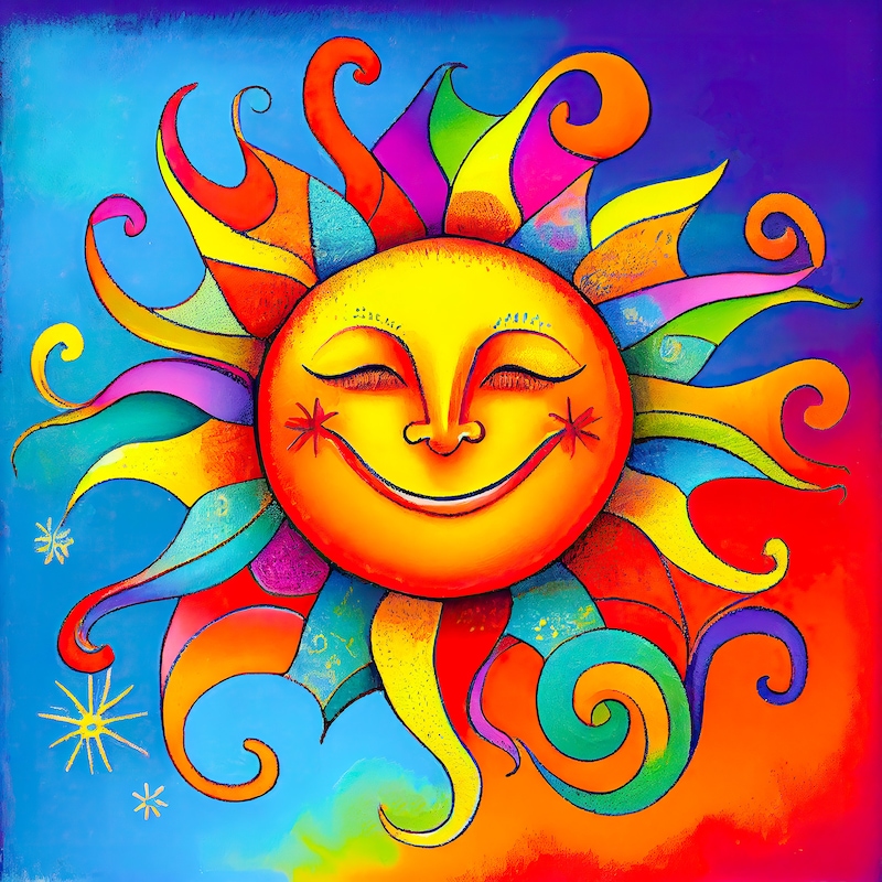 Ceramic Sun Face Tiles - Etsy