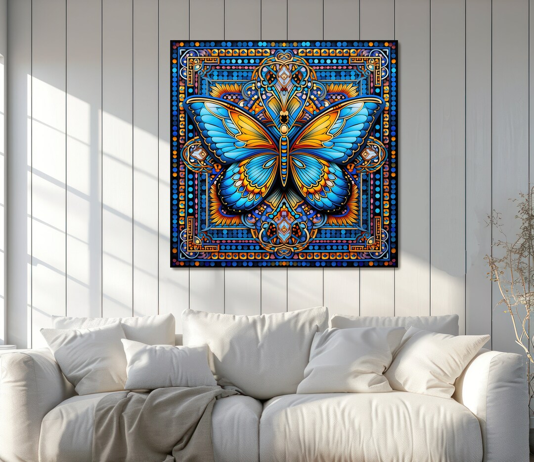 Colorful Boho Butterfly Art | on Framed or Gallery Wrapped Archival ...