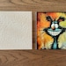 Cartoon Cat Art Tile: Colorful Abstract Ceramic Decor - Etsy