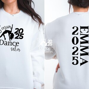 Custom Senior Dance Family Shirt/sweatshirt/hoodie, Personalized Dance ...