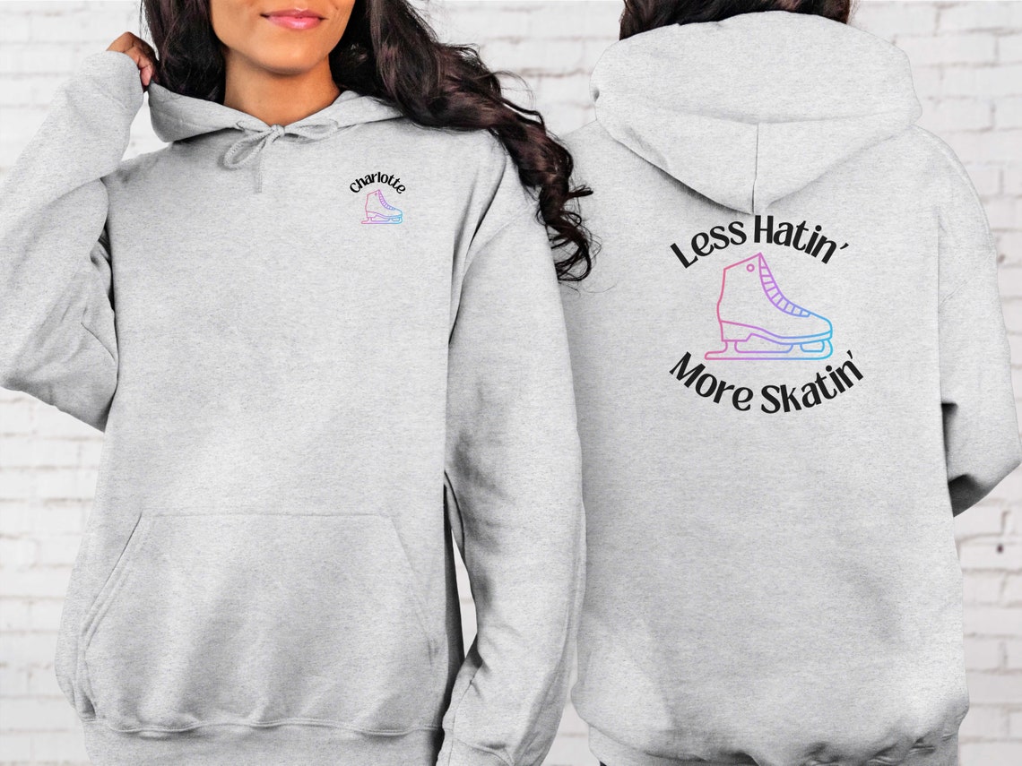 Personalized Figure Skater Hoodie, Ice Skating Hoodie, Gift for Figure ...