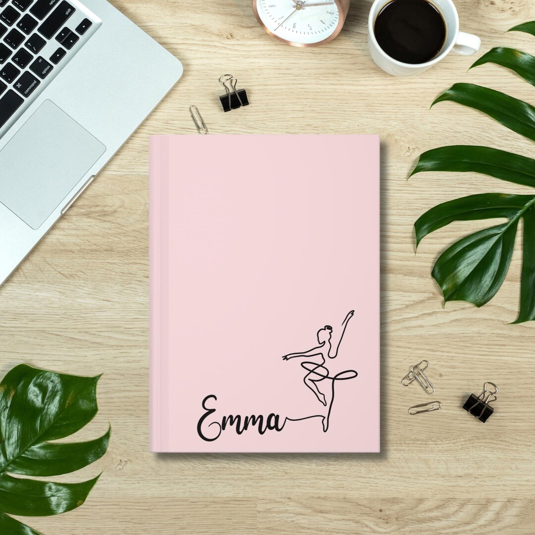 Personalized Dancer Hardcover Journal - Lined Pages, Choreography ...