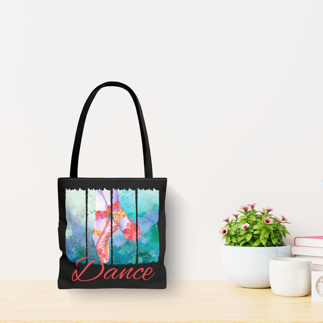 Dance Tote Bag, Ballerina Shoulder Bag, Gift for Dance Lover, Dance Mom ...