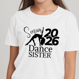Custom Senior Dance Family Shirt/sweatshirt/hoodie, Personalized Dance ...