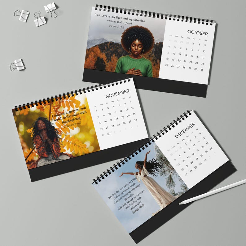 2026 Women in Prayer Desktop Calendar, African American Woman Praying ...
