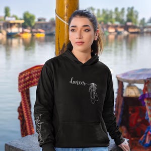 Personalized Dancer Sweatshirt, Dancer Crewneck With Name on Sleeve ...