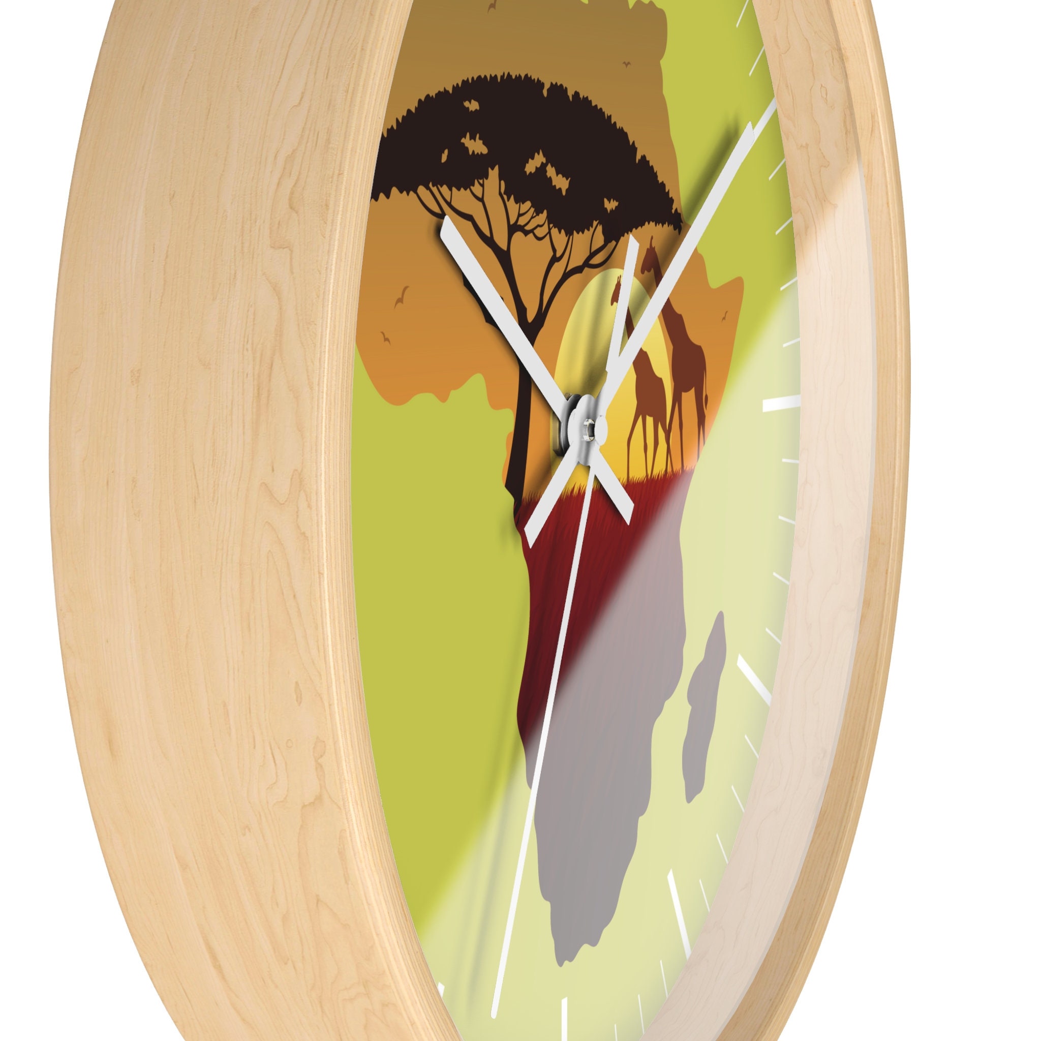 Africa Wall Clock, Afro-centic Decor, Africa-inspired Gift ...