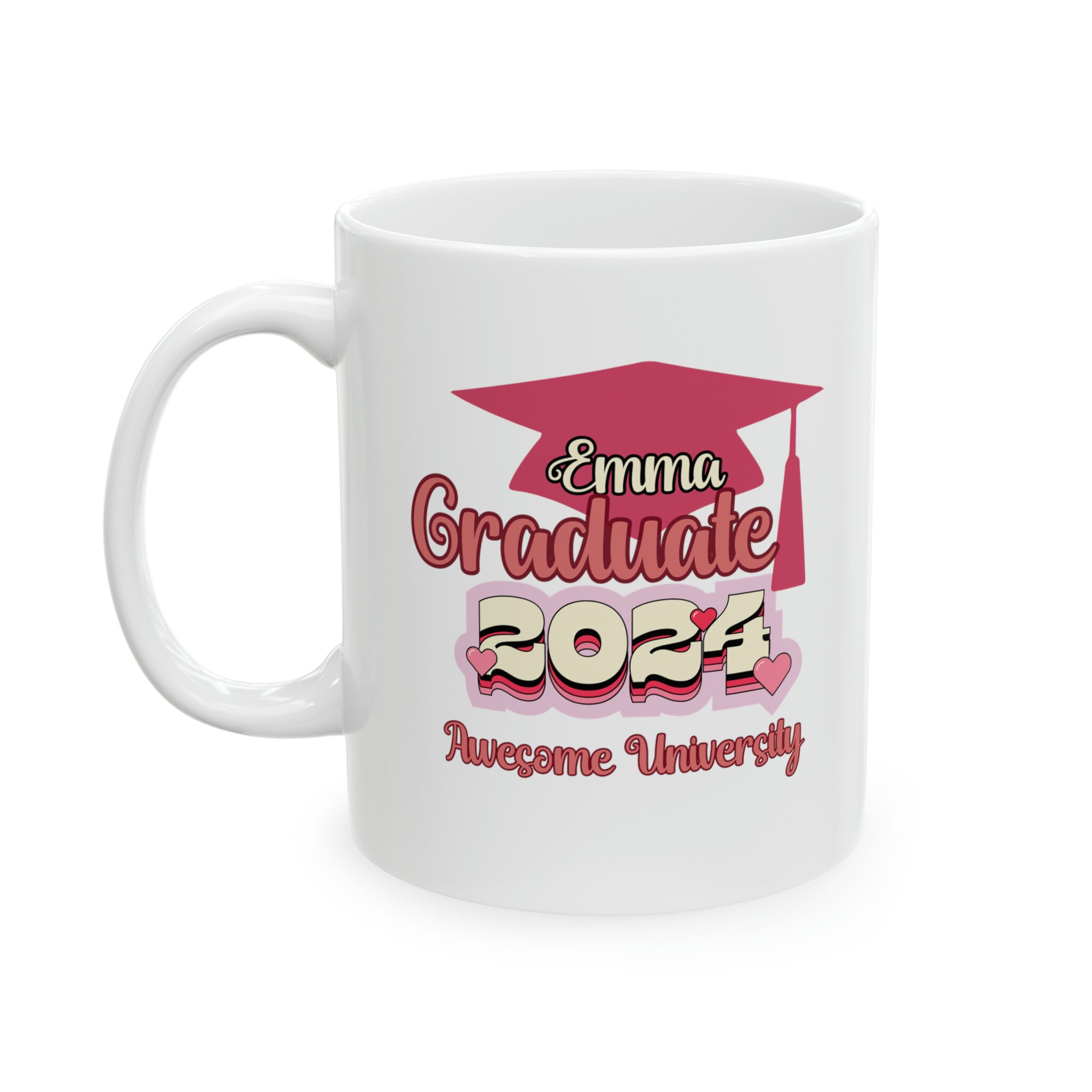 Personalized Graduation 2024 Mug, Senior 2024 Graduation Gift, Custom ...