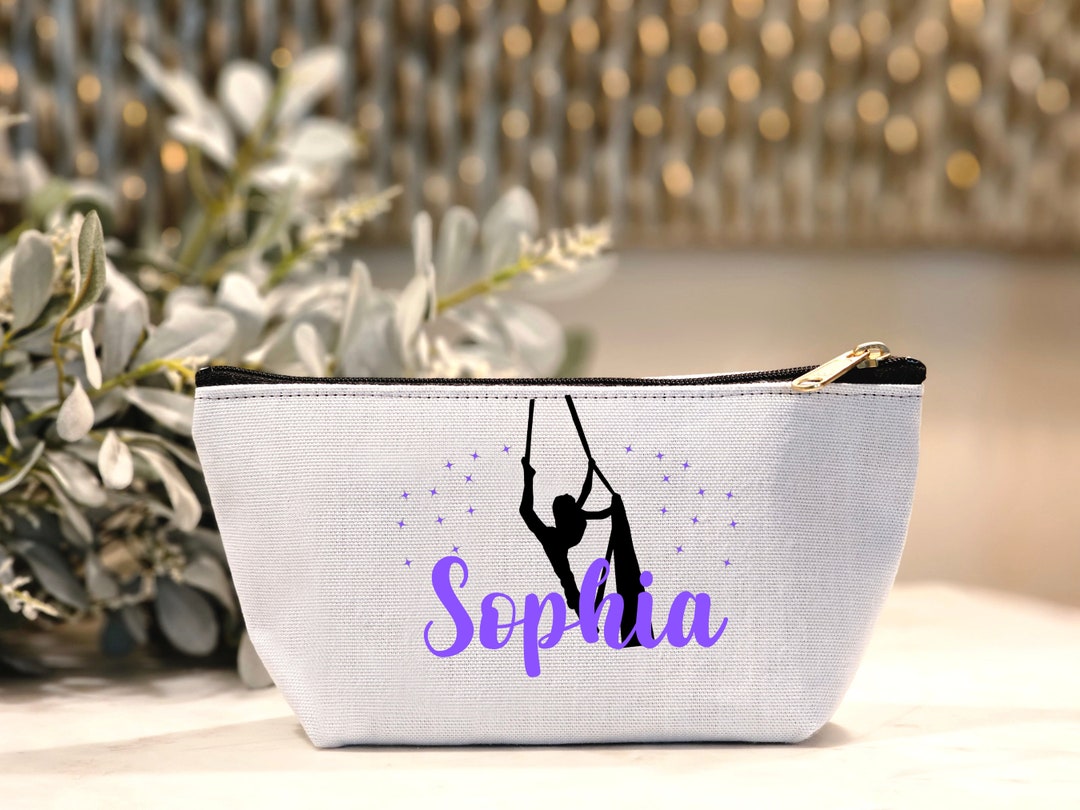 Personalized Aerialist Cosmetic Pouch, Silks Performer Cosmetic Bag ...
