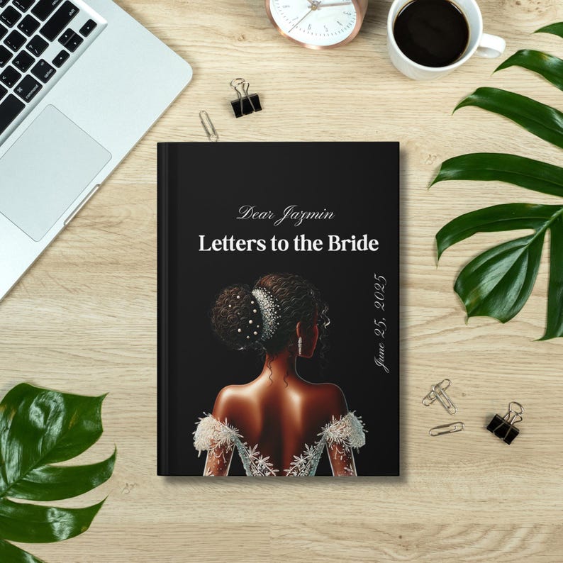 African American Letters to the Bride, Personalized Bridal Shower Gift ...