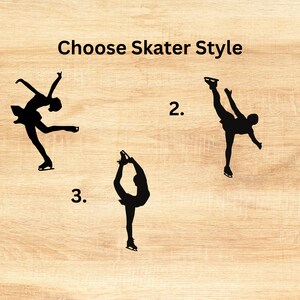 Personalized Figure Skater Ornament, Ice Skating Snowflake Ornament ...
