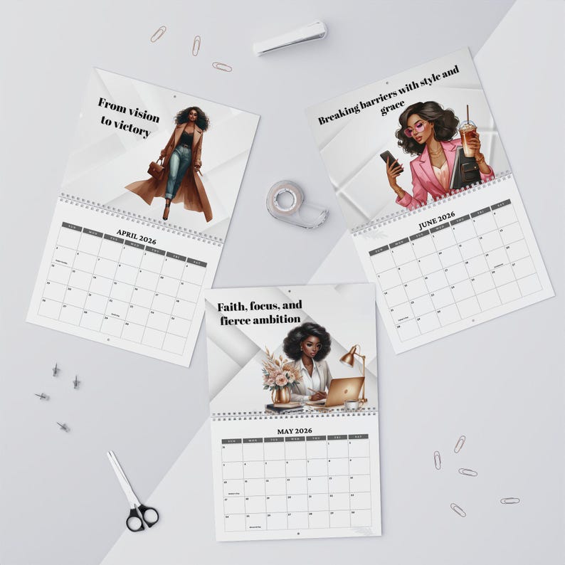2026 Lady Boss Calendar, Black Woman Entrepreneur Calendar ...