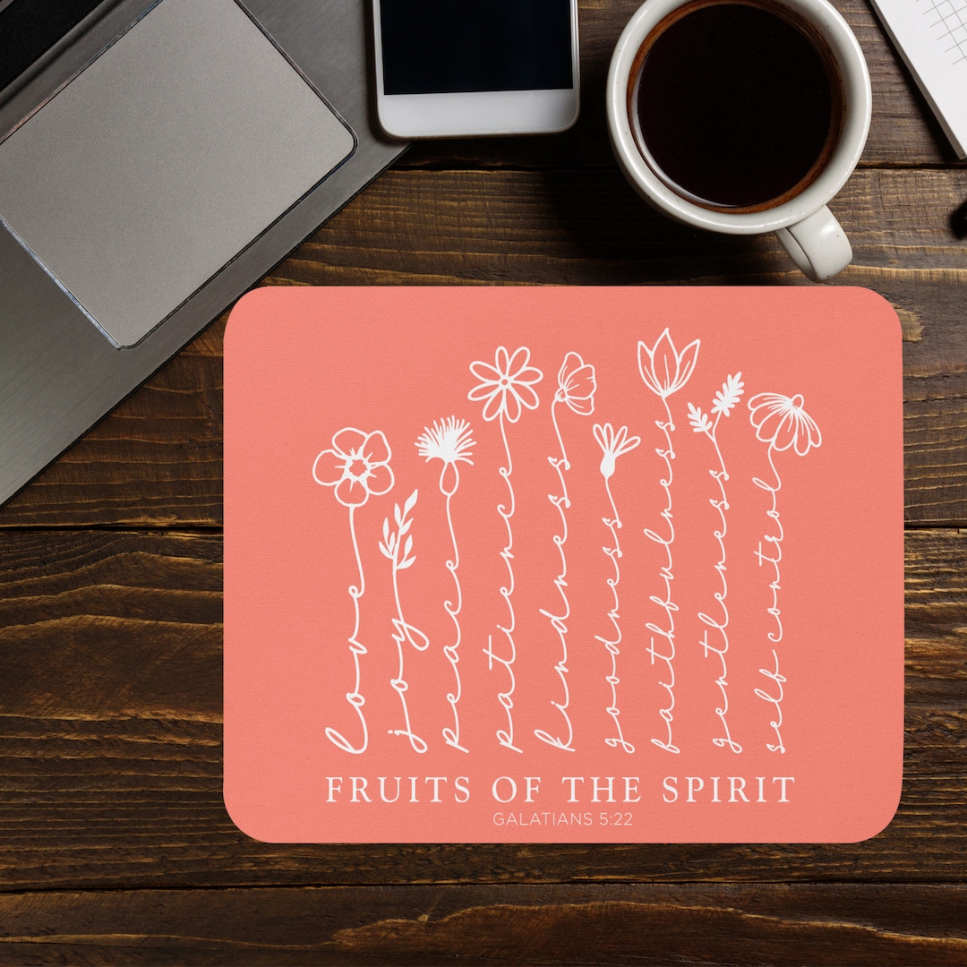 Christian Mouse Pad Scripture Desk Office Decor Spring Summer Gift for ...