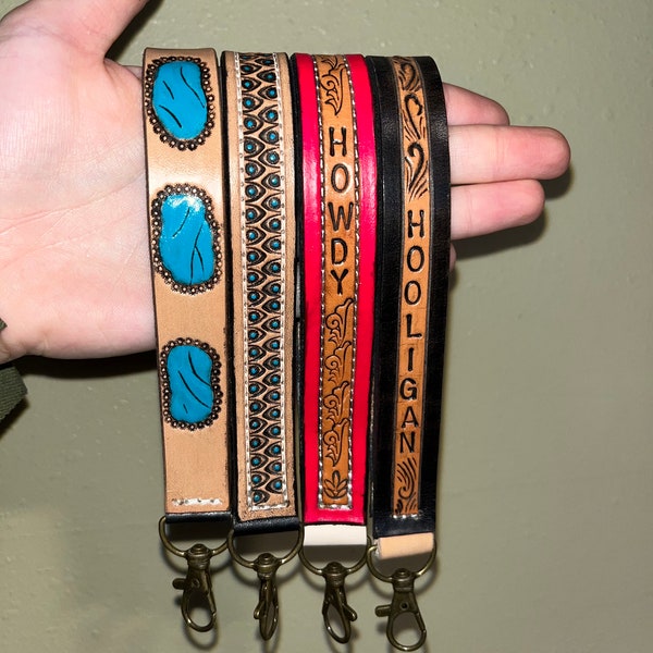 Western Keychain - Etsy