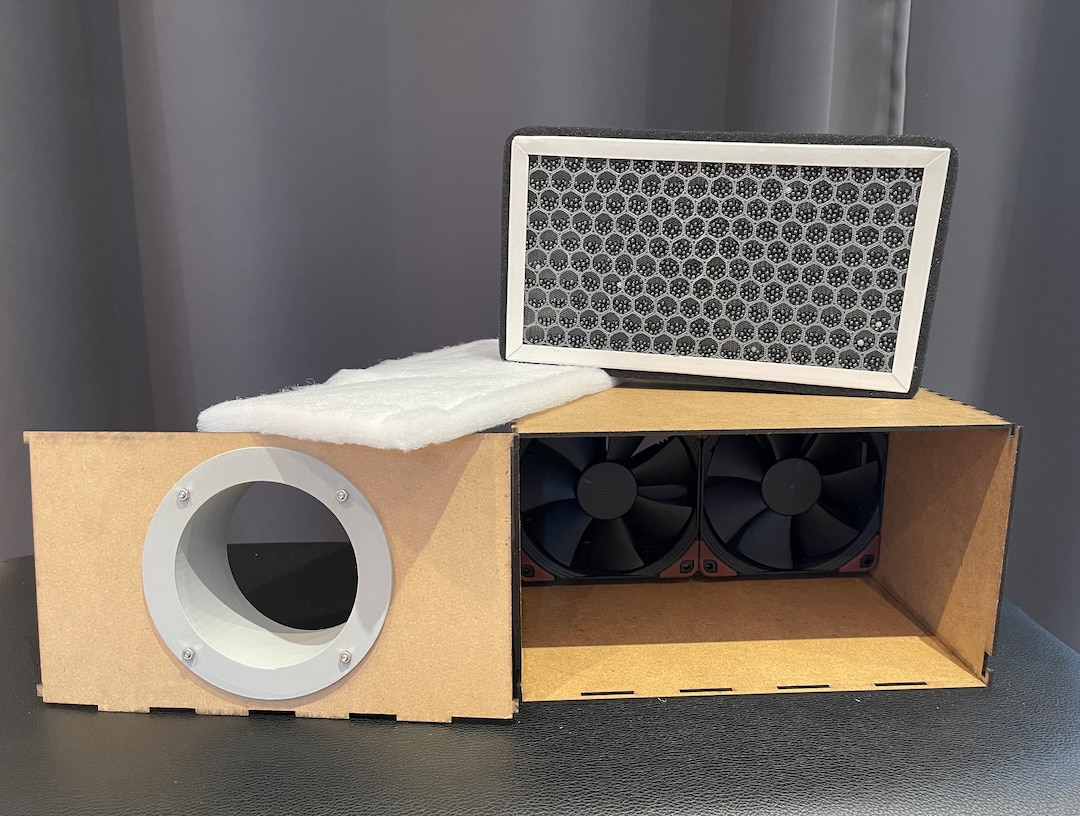 DIY Activated Carbon Smoke Extractor Purifier Laser Cut Files - INSTANT ...