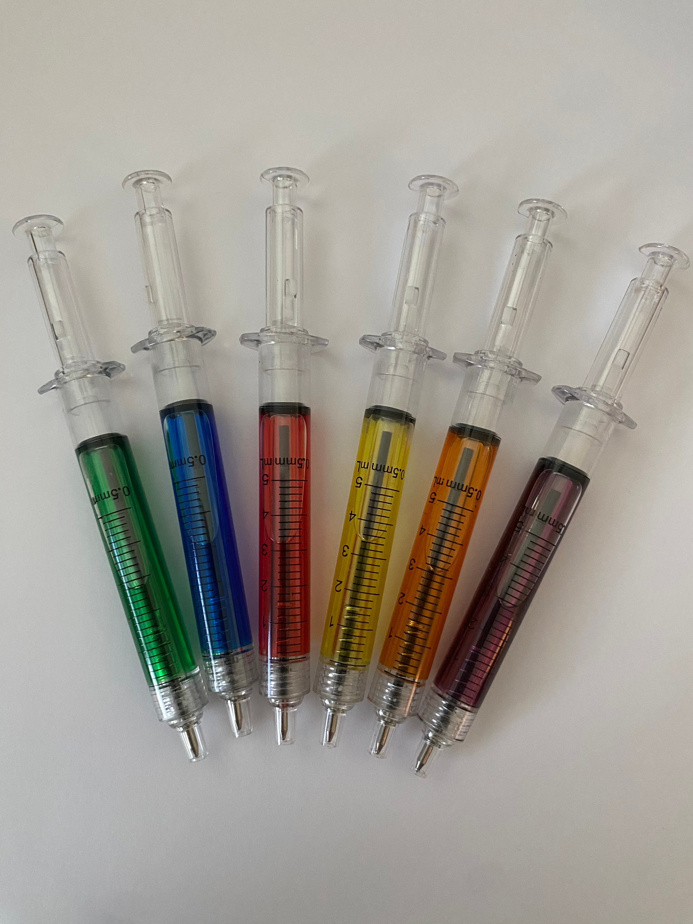 Syringe Pens Blue Ink - Etsy