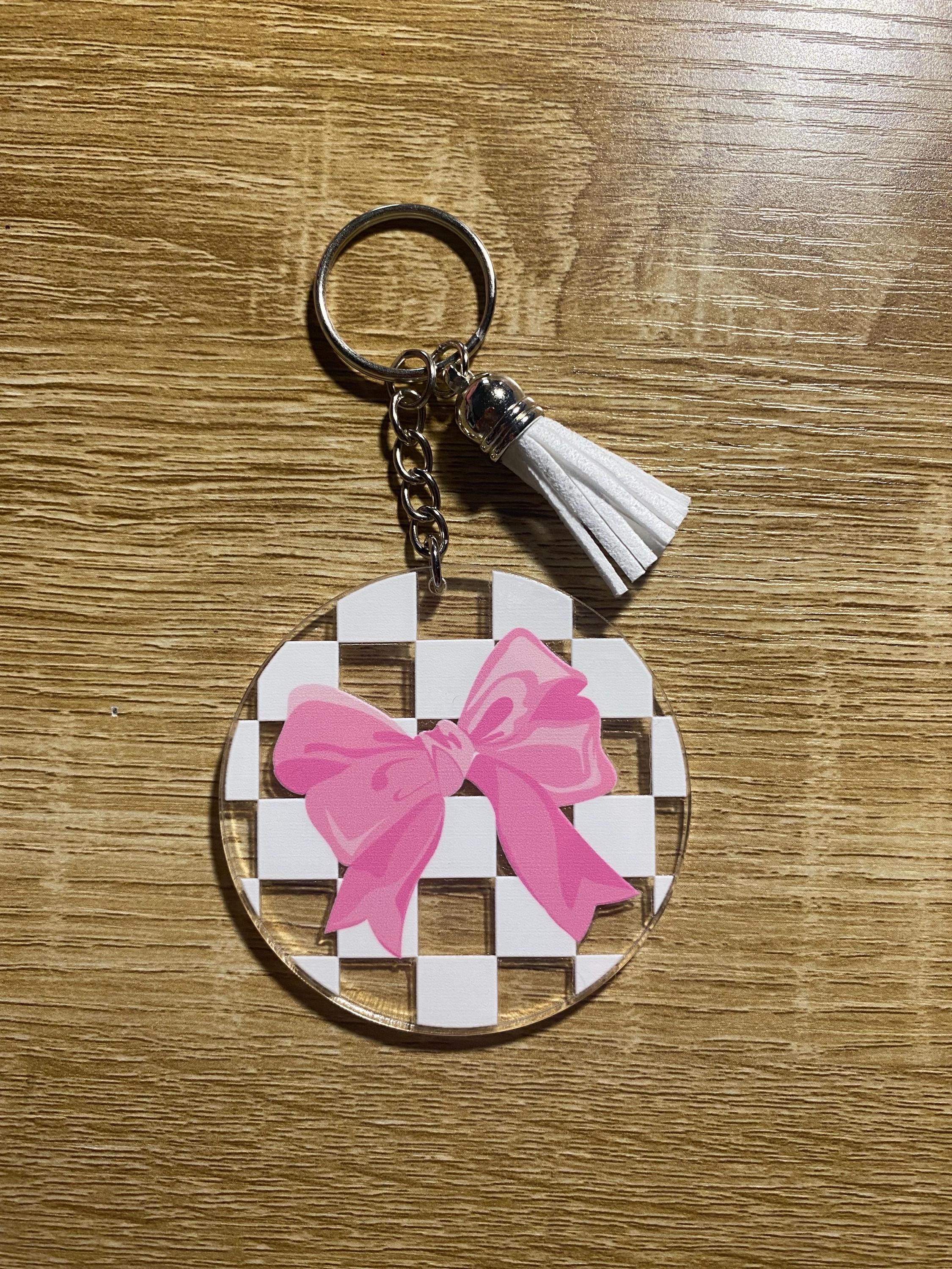 Round Acrylic Coquette Keychains. - Etsy