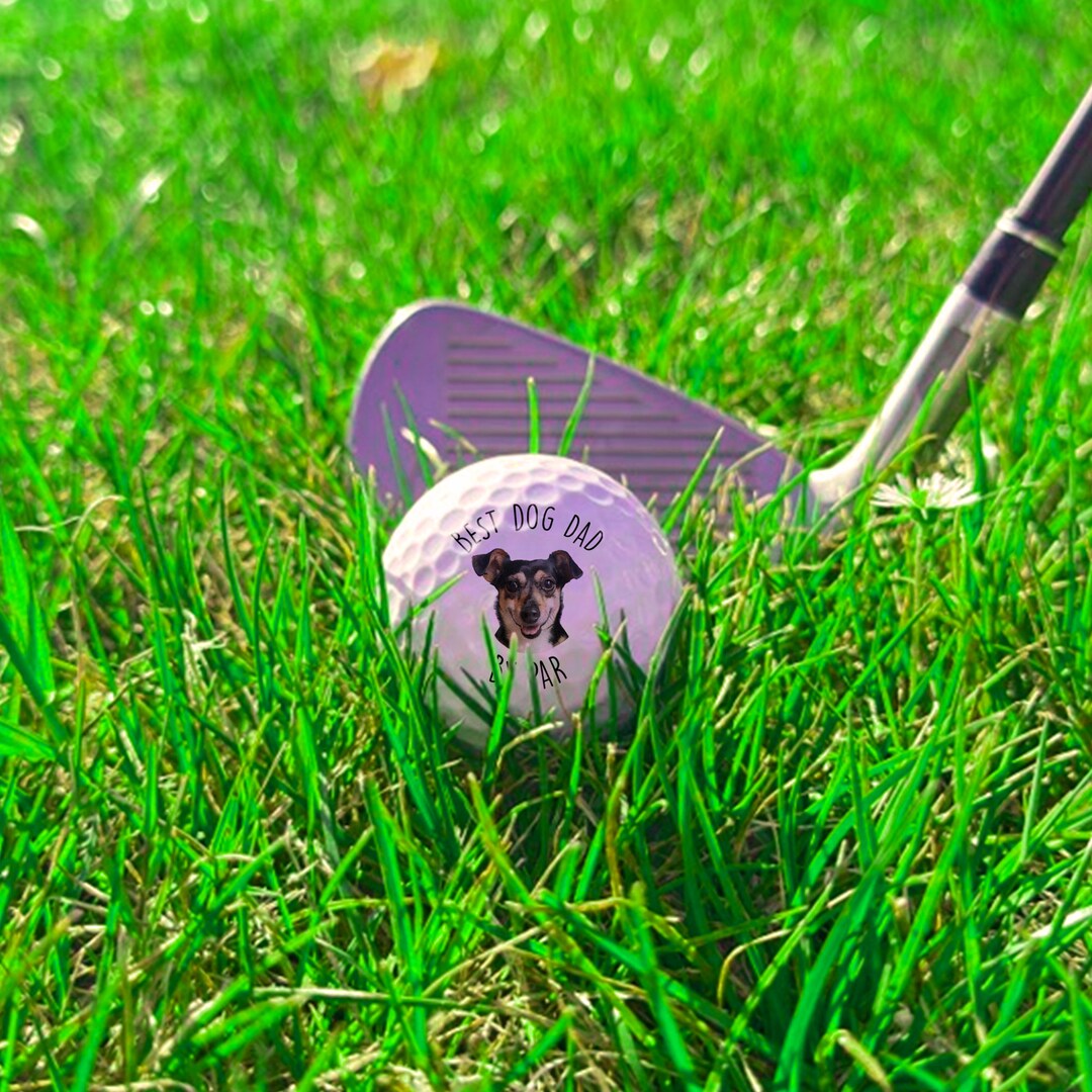 Personalized Pet Golf Ball Gift, Best Dog Dad by Far Golf Ball, Custom ...