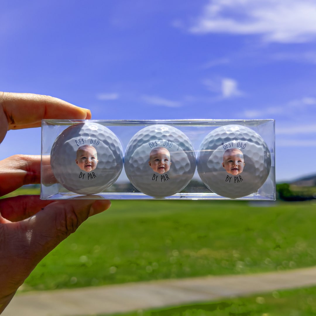 Personalized Golf Balls Gift for Dad, Best Dad by Far Golf Balls Gift ...