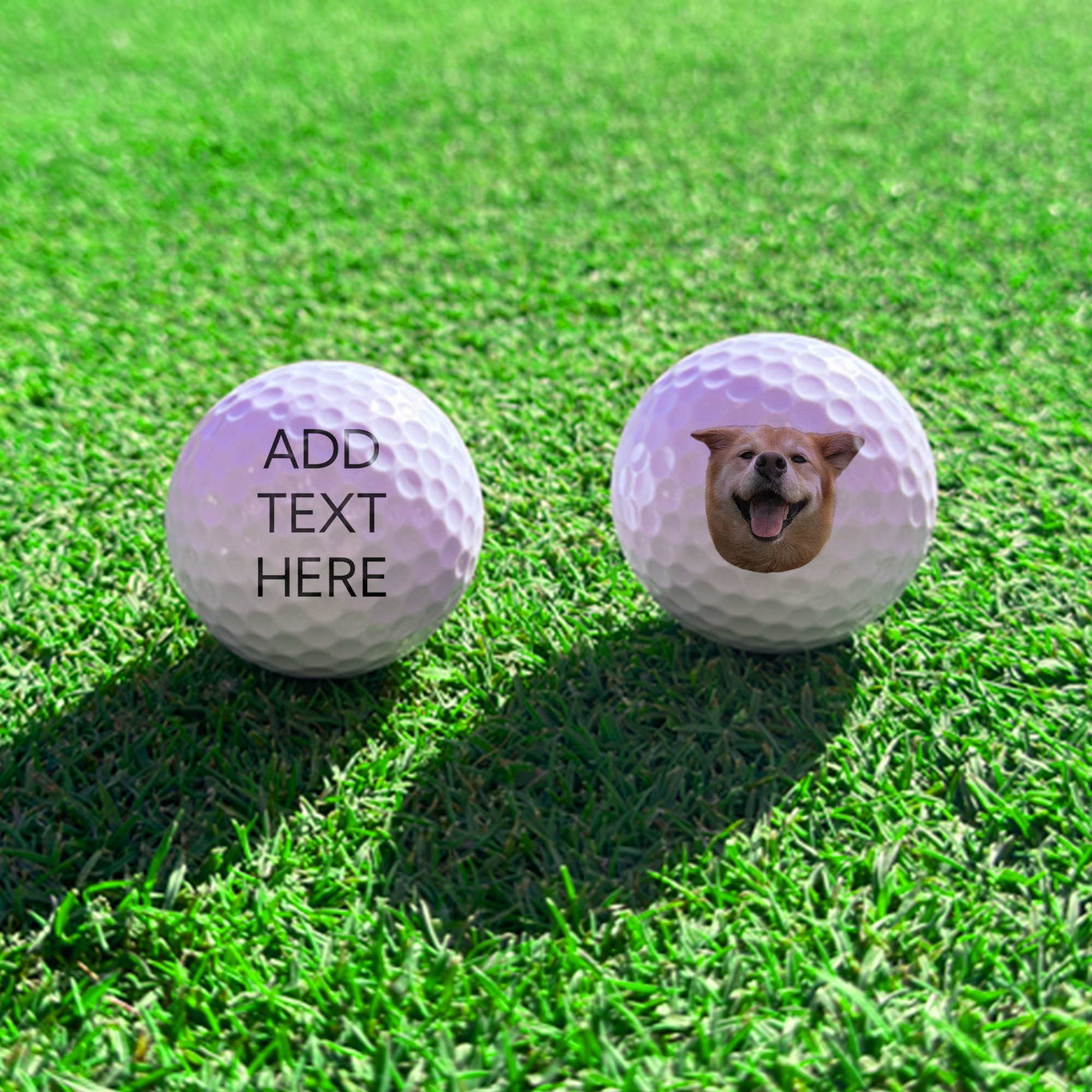 Personalized Dog Face Golf Ball Gift, Custom Pet Photo Golf Ball, Dog ...
