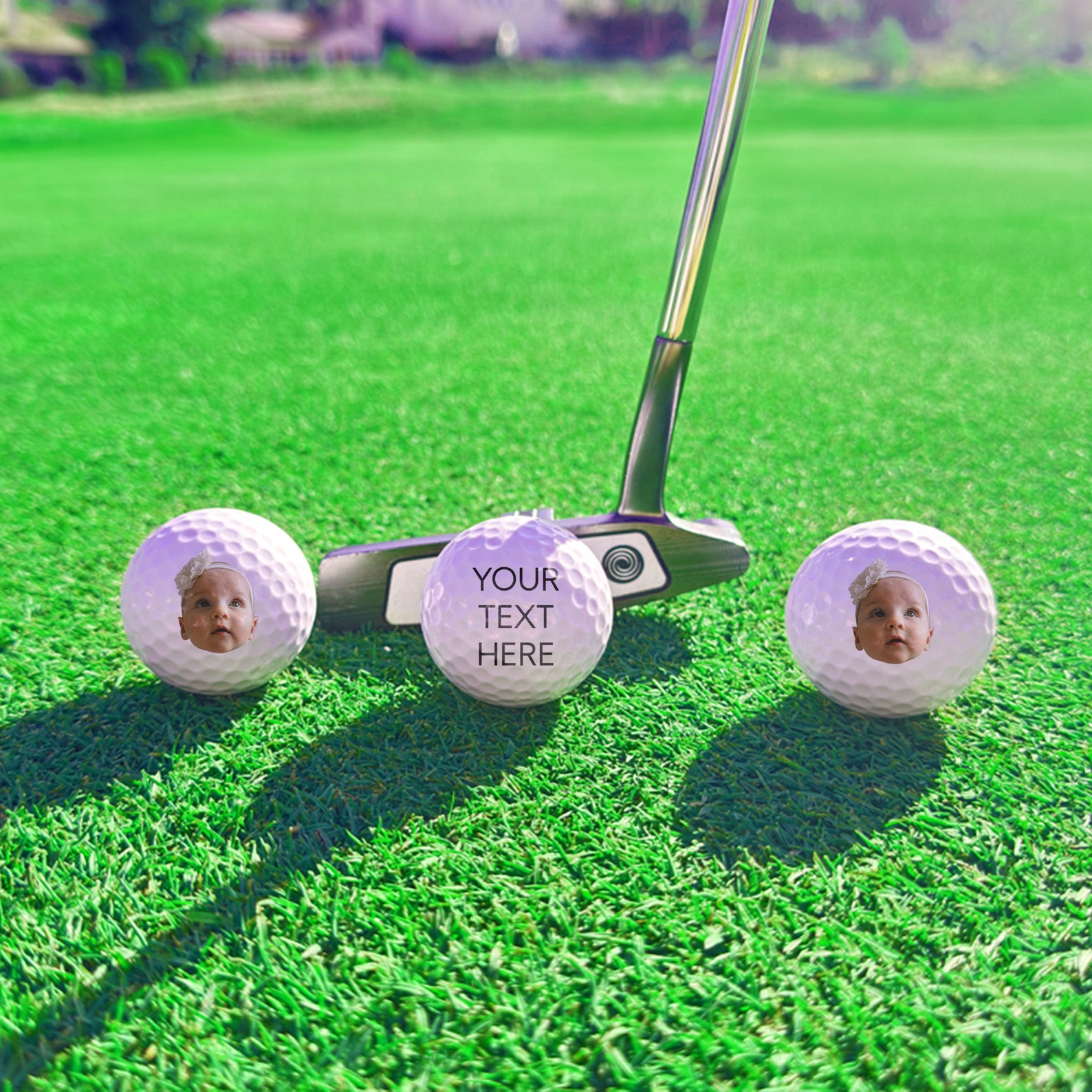 Personalized Dog Face Golf Ball Gift, Custom Pet Photo Golf Ball, Dog ...