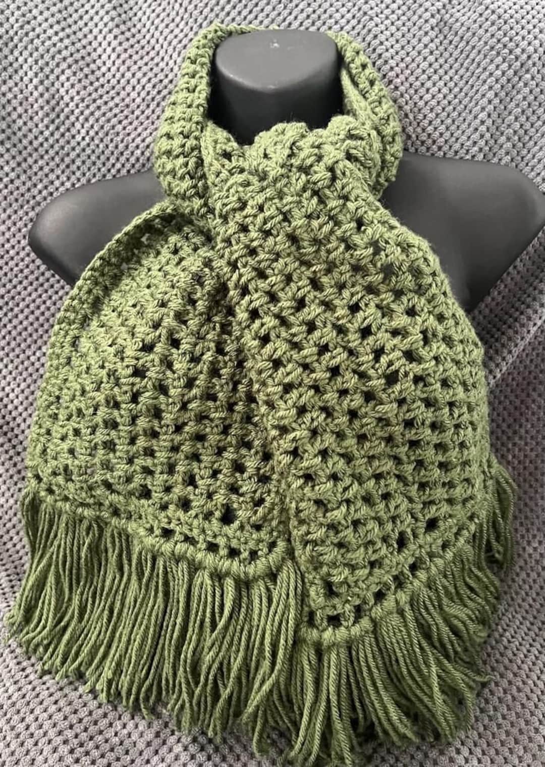 Right on Thyme Crochet Scarf - Etsy