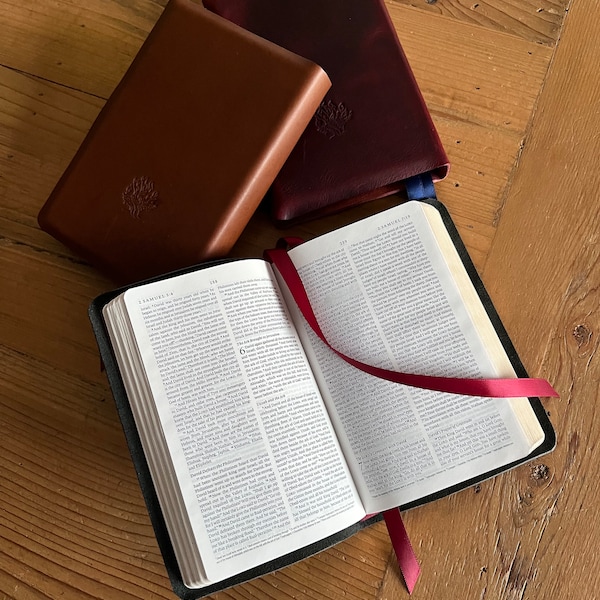 Leather Bound Bible - Etsy