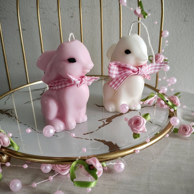 Bunny Candle - Etsy