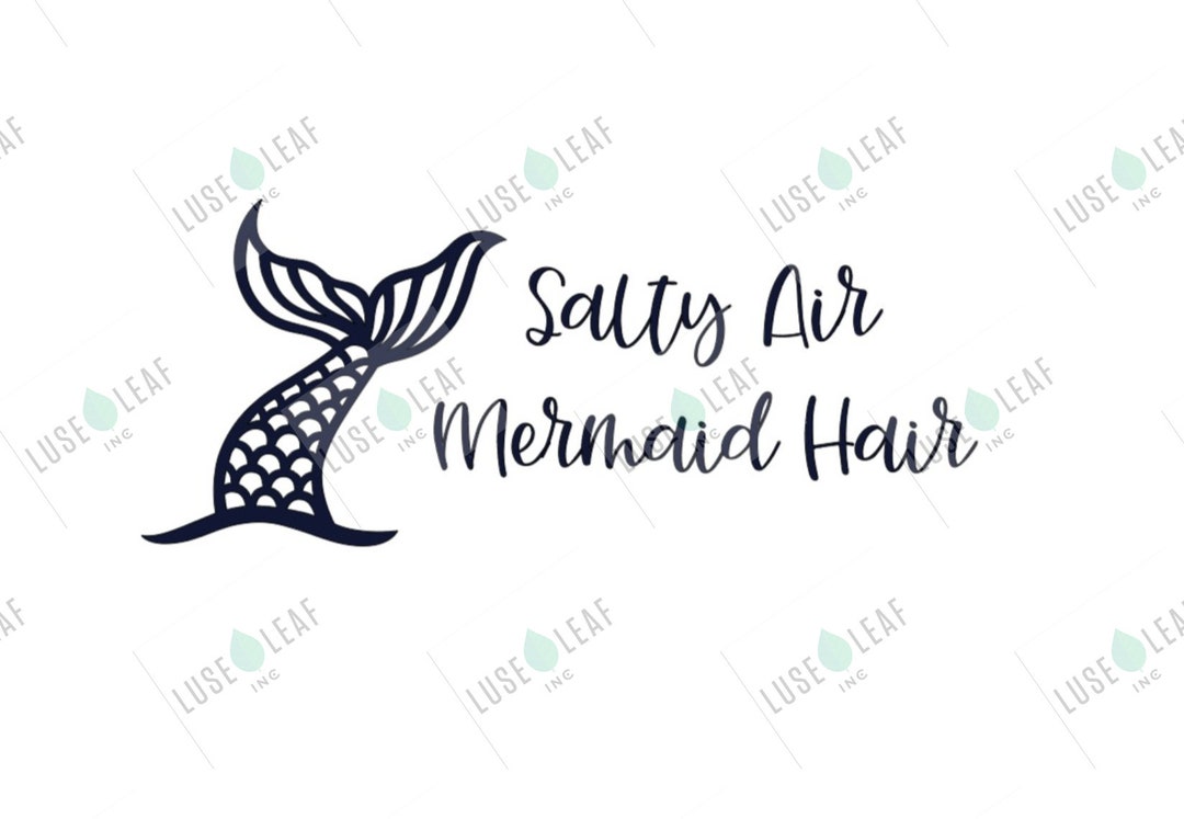 Salty Air Mermaid Hair SVG File for Cricut Silhouette and Other Maker ...