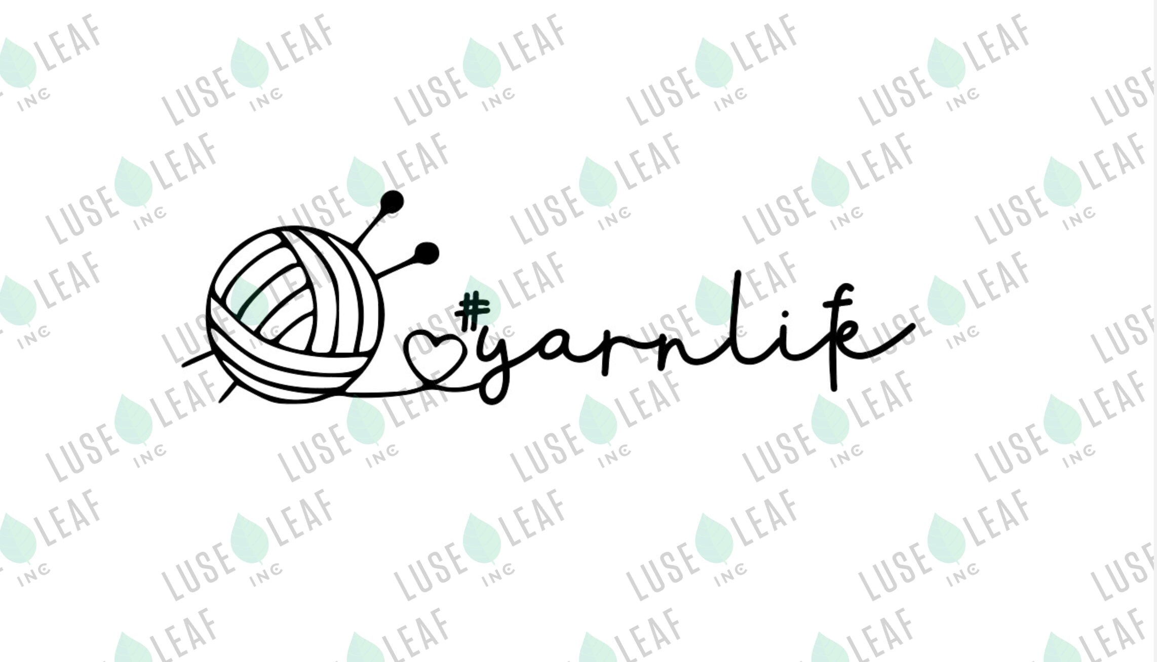 Yarn Life Knitting SVG: Vinyl Decal Sticker (digital Download) - Etsy