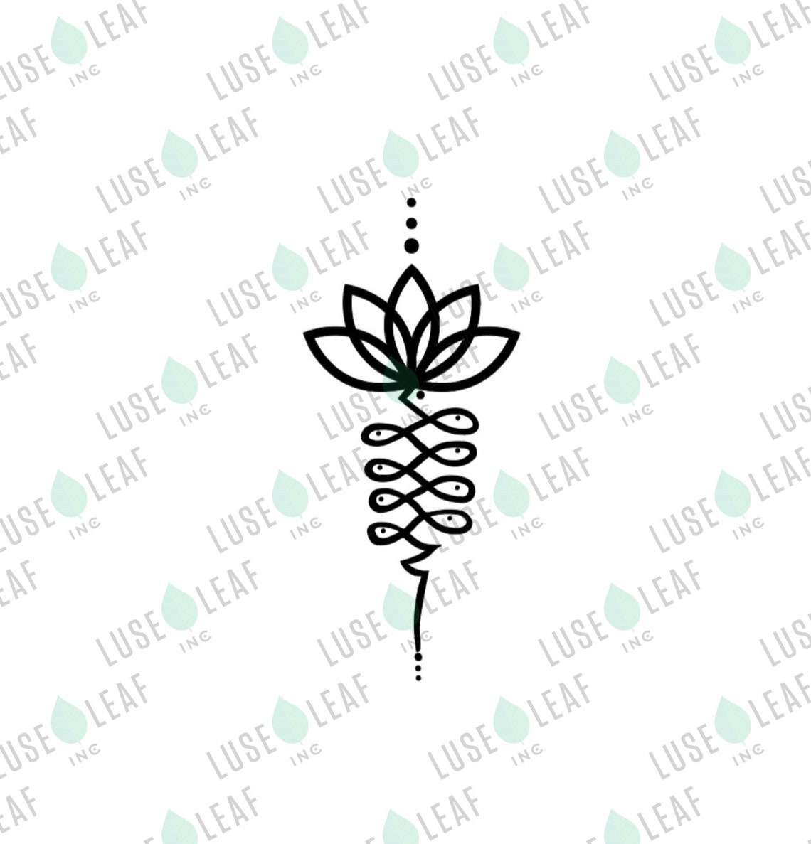 Lotus Flower Vinyl Sticker Svg Digital Download for Cricut Silhouette ...