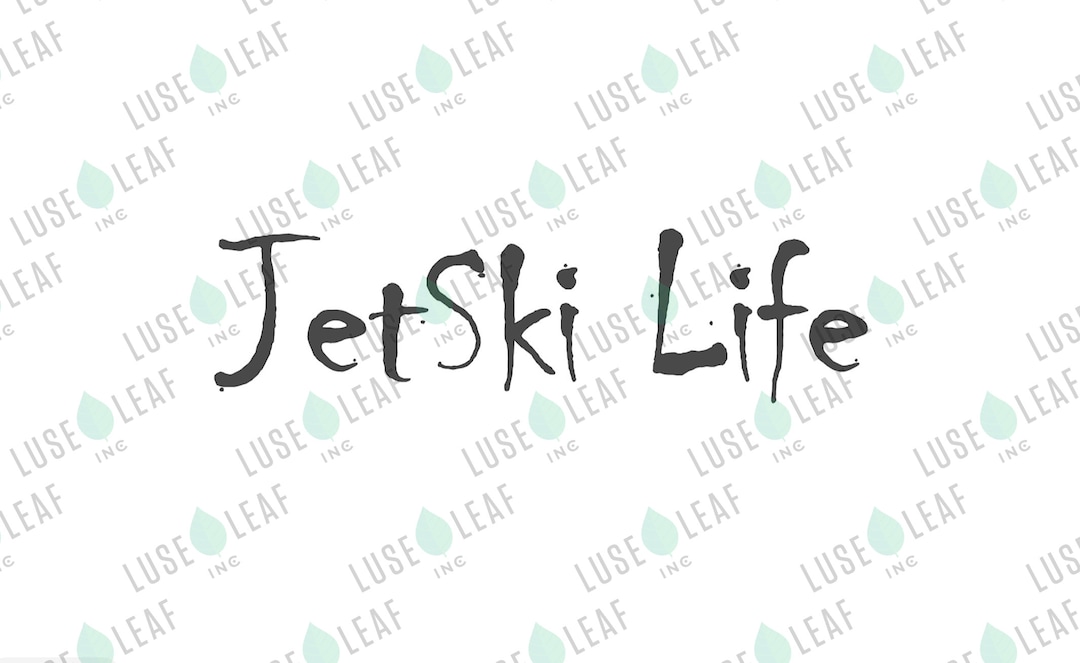 Jet Ski Life Vinyl Decal Made to Order - Etsy