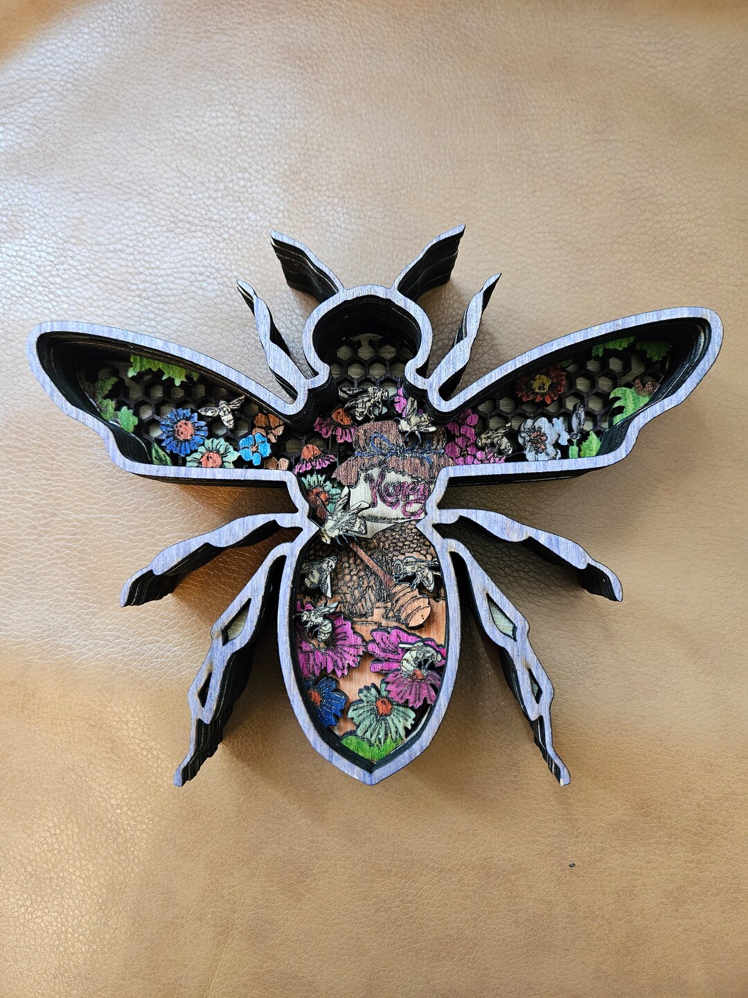 Bee Laser-cut Shelf Decor - Etsy