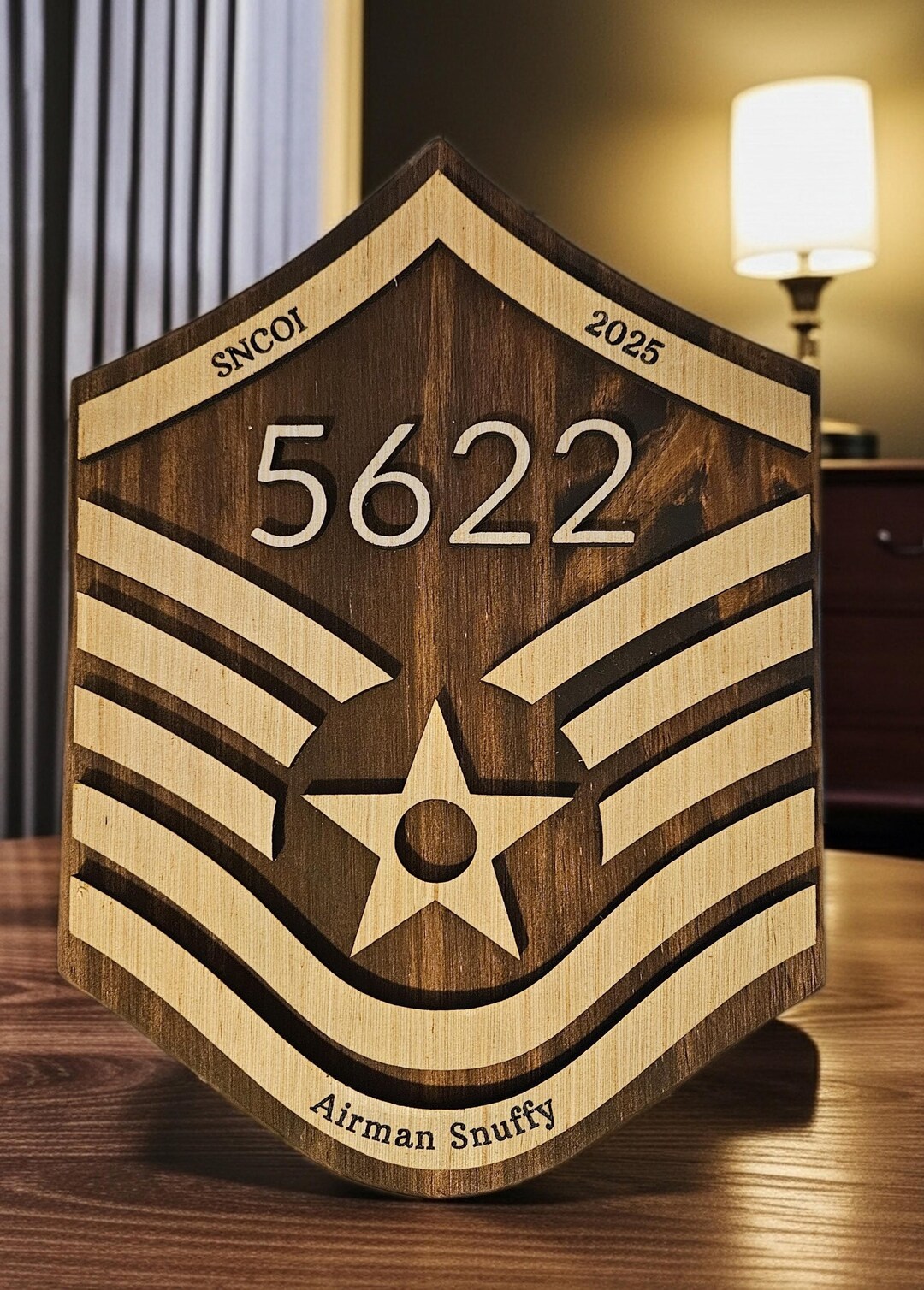 Air Force Master Sergeant Promotion Plaque – Personalized Msgt Wooden ...