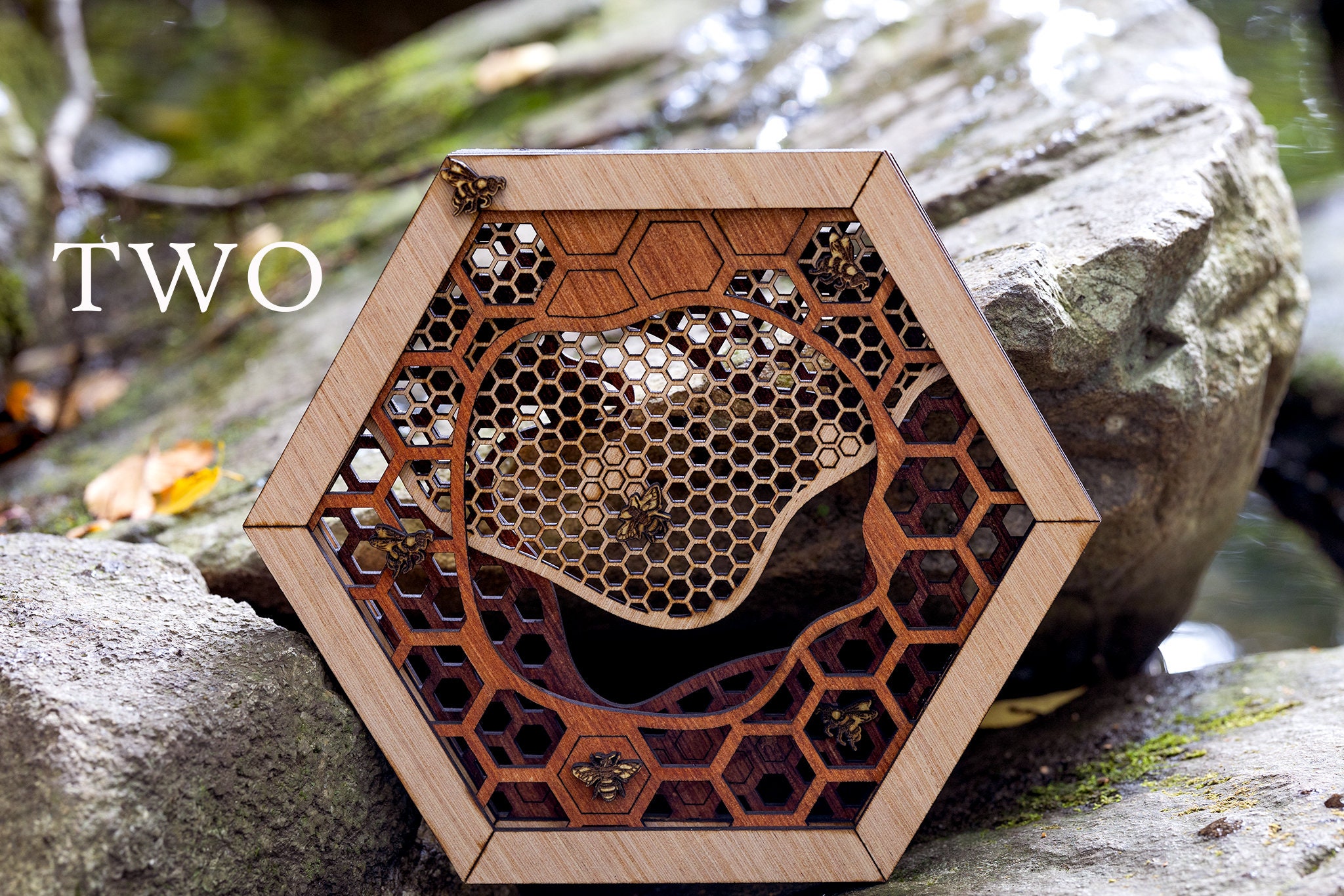 Honeycomb/ Bee/ Honey Bee/ Laser Cut/ Geometrical Wall Art/ Bee Keeping ...