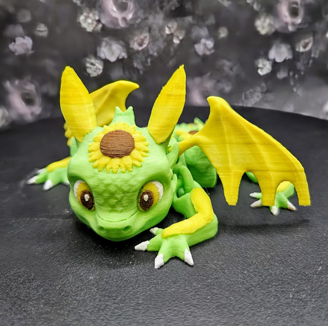 Sunflower Dragon - Etsy