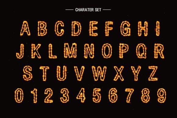 Fire Effect Font Pack, Bold Script Font, Crafty Font, Groovy Font ...