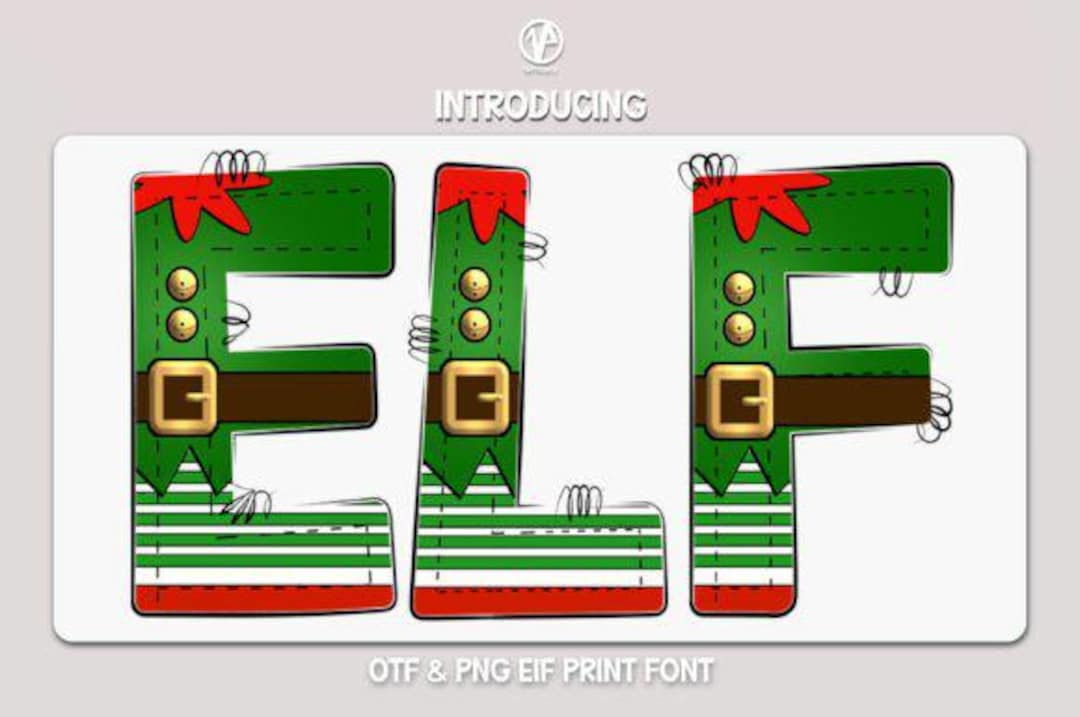 Elf Christmas Font, Bold Script Font, Crafty Font, Groovy Font, Script ...