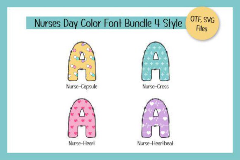 Nurse Alphabet Font, Bold Script Font, Crafty Font, Groovy Font, Script ...