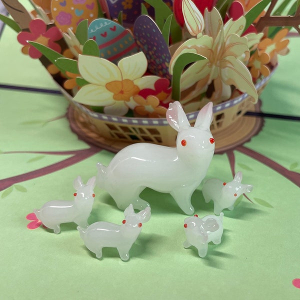 Glass Rabbit - Etsy