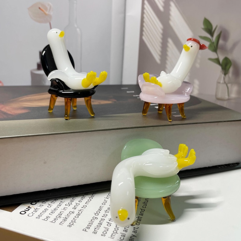 Mini Glass Ducks - Etsy