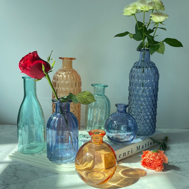 Colorful Flower Vase - Etsy